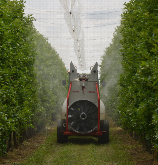 Pulvérisateur Atasa en dynamqique -Mécafruits 18.06.15 Lanxade - Phototheque du Ctifl